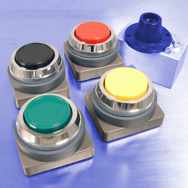 Flush Push Button Operators | Flush Push Button Operators | Pneumadyne
