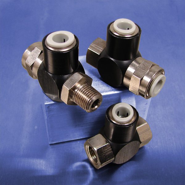 1/4" Push-in Output Port (Shuttle Valves) | 1/4" Push-in Output Port ...